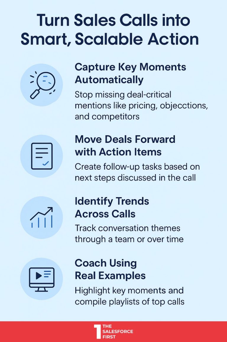 Einstein Conversation Insights Turn Sales Calls Into Action